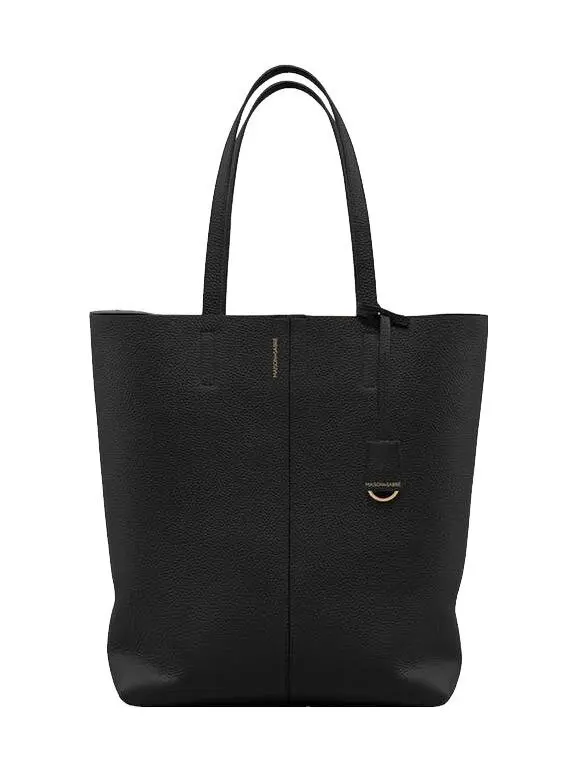 MAISON DE SABRE Tall Leather Tote - Rouge Noir