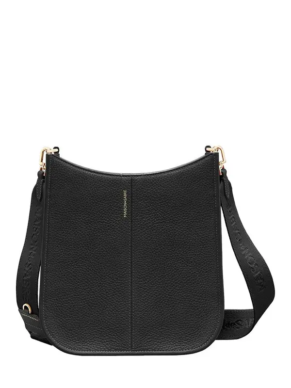 MAISON DE SABRE Saddle Bag - Black Caviar