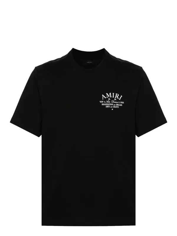 Amiri Arts District Logo-print Cotton T-shirt - Black