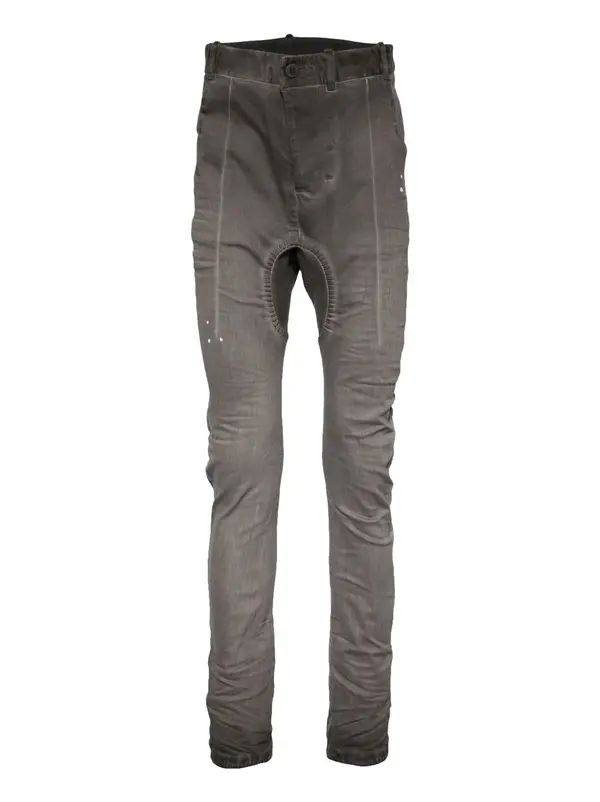 Boris Bidjan Saberi Drop-crotch Skinny Jeans - Grey