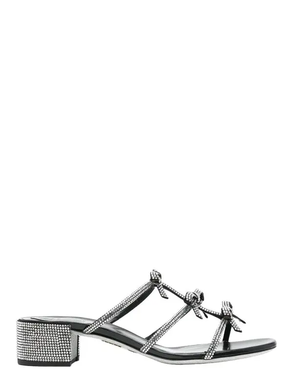Rene Caovilla 35mm Caterina Sandals - Black