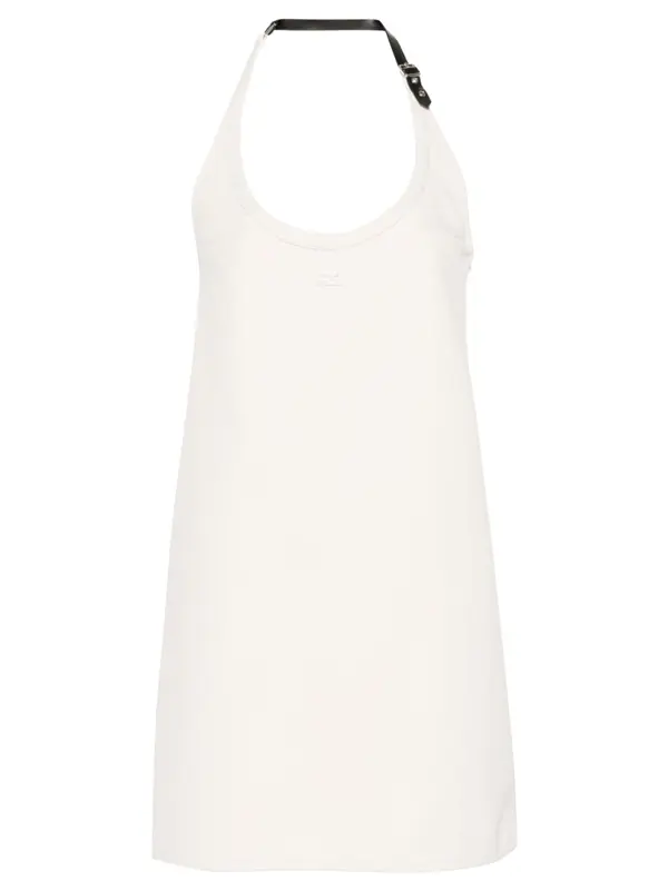 COURREGES Babydoll Mini Dress - Neutrals