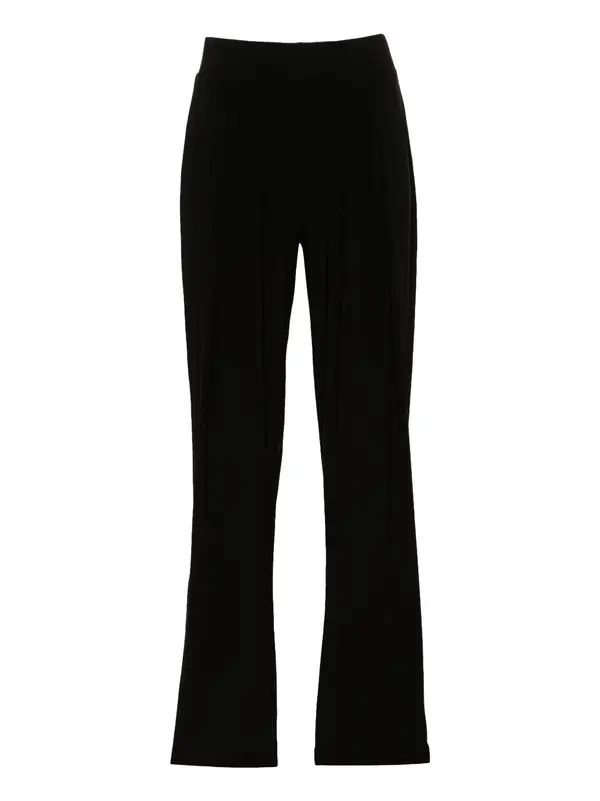 Norma Kamali Low-waist Tapered Trousers - Black