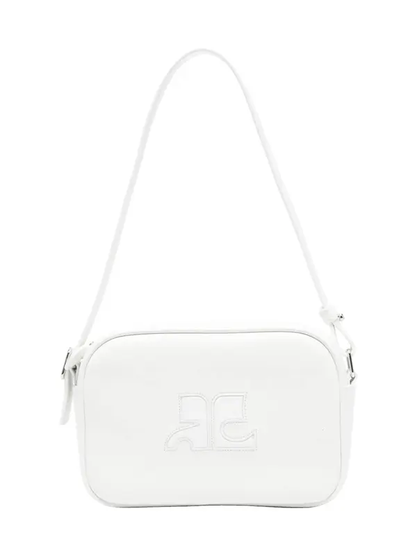 COURREGES Reedition Leather Camera Bag - White