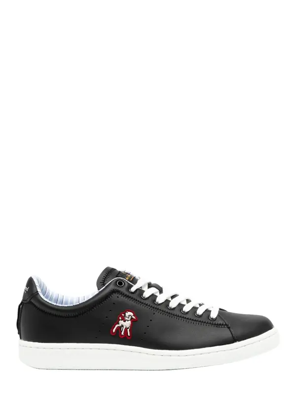 UNDERCOVERISM Logo-patch Leather Sneakers - Black