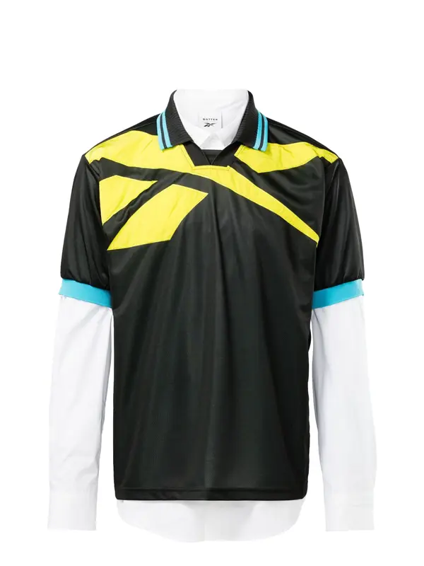 REEBOK X Botter Vector Layered Polo Shirt - Black