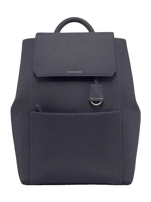 MAISON DE SABRE Leather Soft Backpack - Graphite Grey