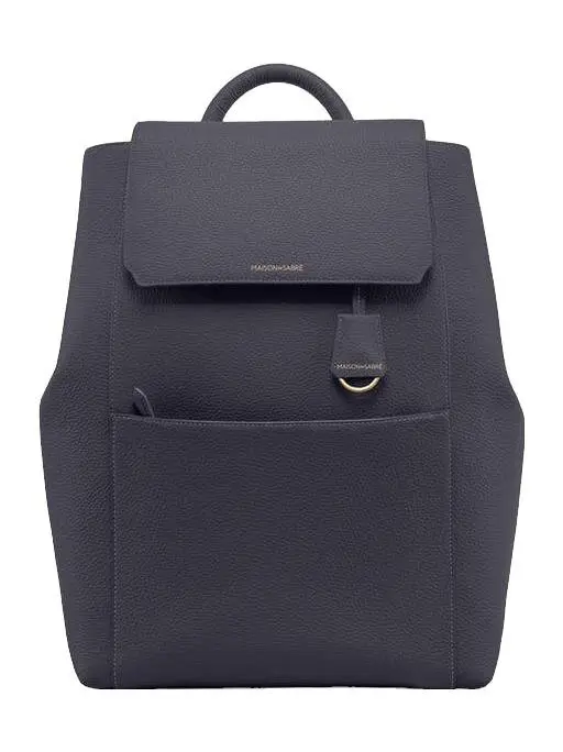 MAISON DE SABRE Leather Soft Backpack - Graphite Grey