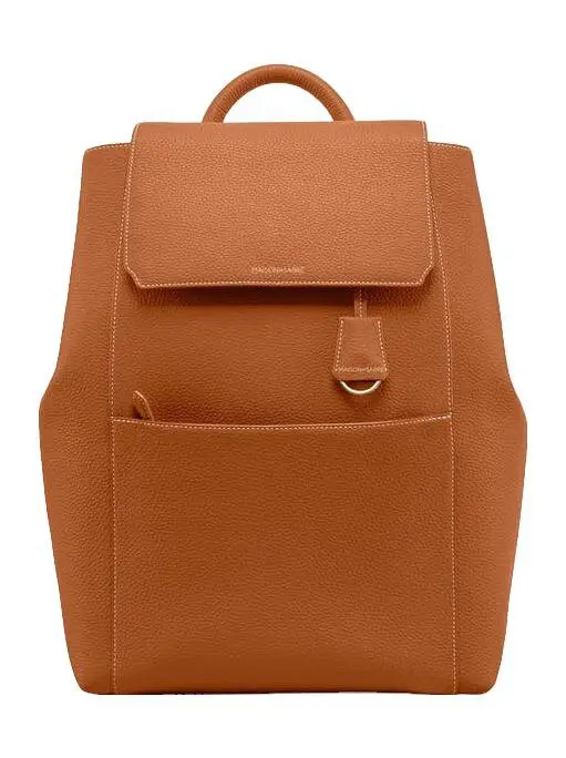 MAISON DE SABRE Leather Soft Backpack - Pecan Brown