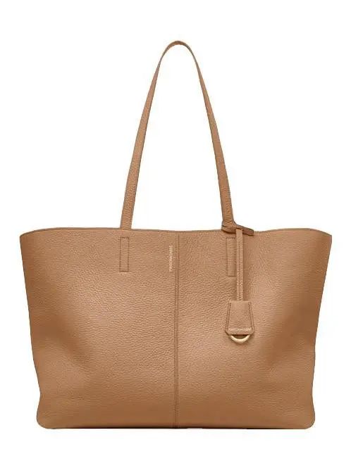 MAISON DE SABRE Large Leather Tote - Sandstone Lily
