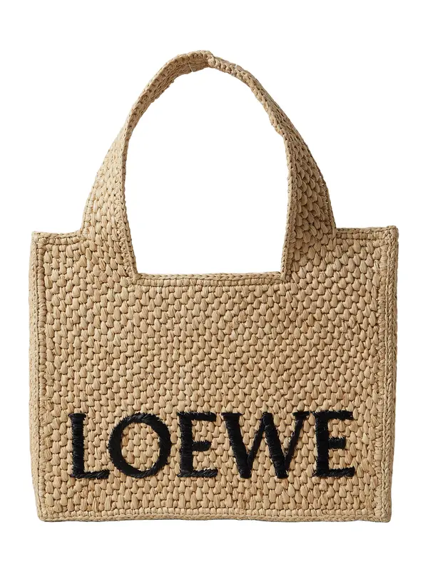 Loewe Raffia Tote - Neutrals