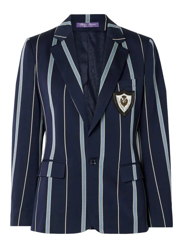Ralph Lauren Elliot Striped Blazer - Blue