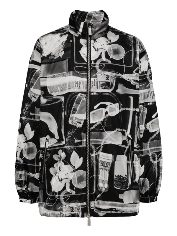 Off-White X-ray Print Windbreaker - Black