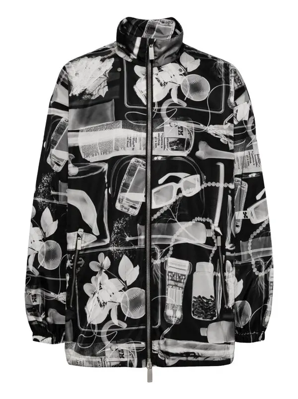 Off-White X-ray Print Windbreaker - Black