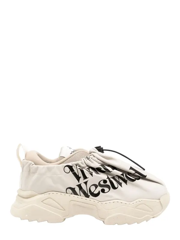 VIVIENNE WESTWOOD Logo-print Layered Sneakers - Grey
