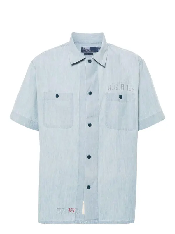 Polo Ralph Lauren Short-sleeve Denim Shirt - Blue