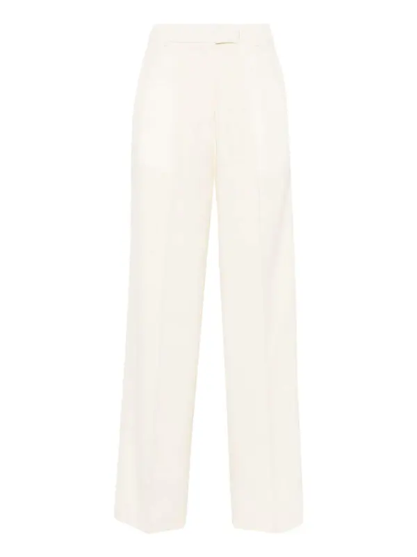 Officine Générale Nastia High-waisted Palazzo Pants - Neutrals