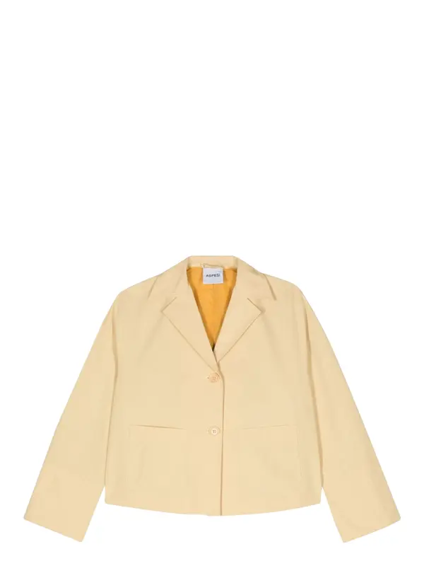 Aspesi Single-breasted Blazer - Yellow