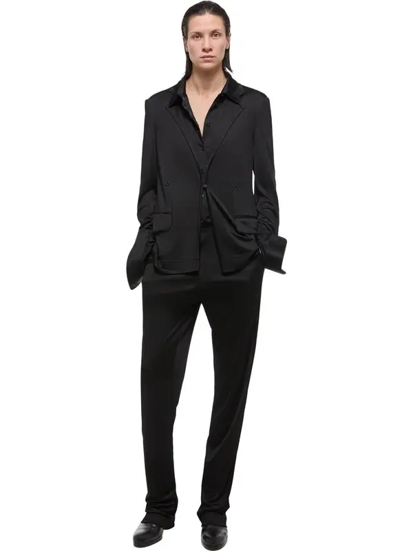 Helmut Lang Jersey Classic Blazer - Black