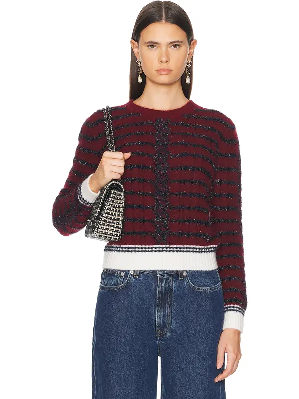 Chanel Coco Mark Sweater - Red