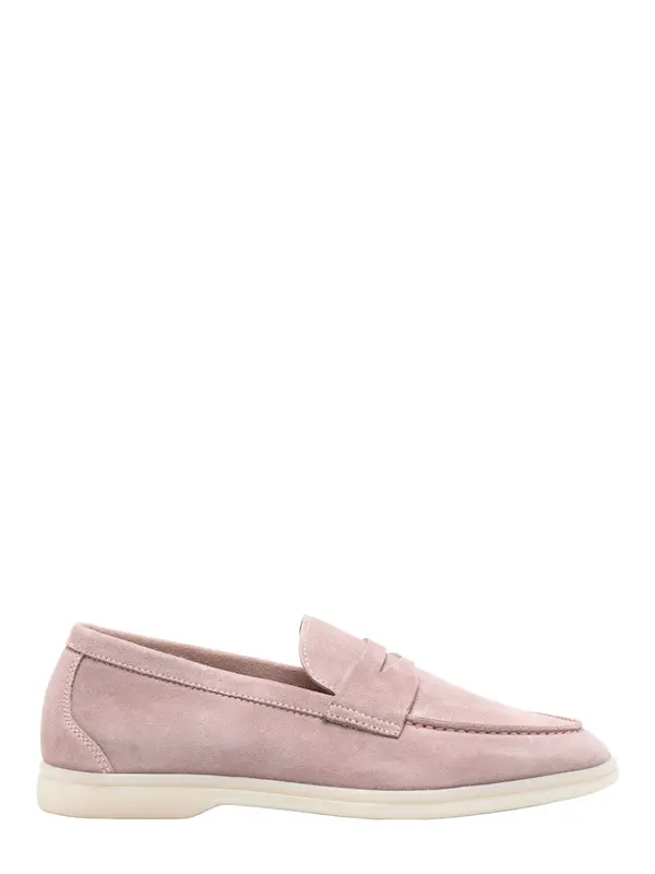 SCAROSSO Luciana Penny-slot Loafers - Pink