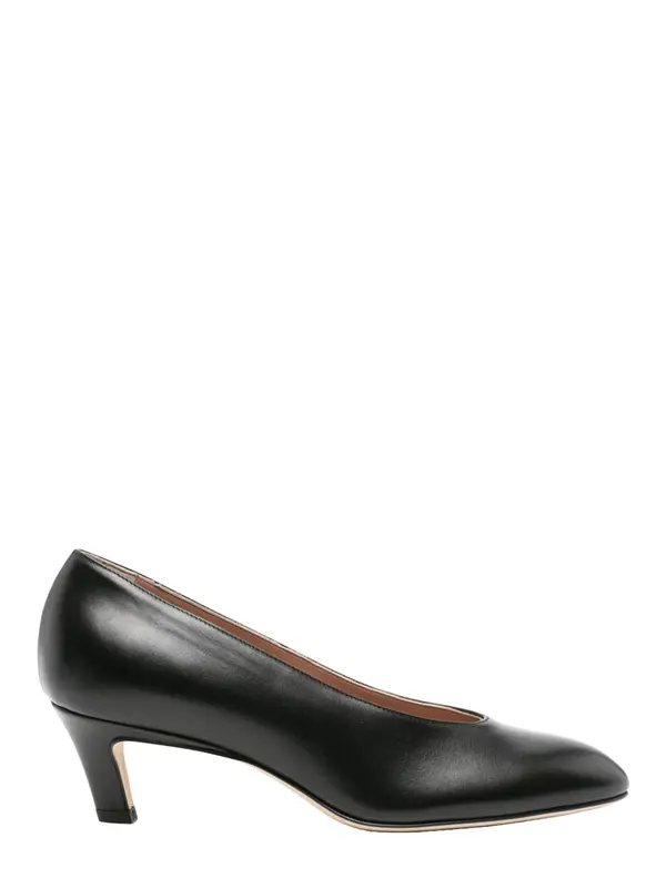 SCAROSSO Deva 50mm Leather Pumps - Black