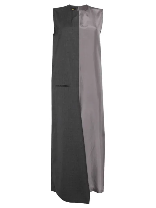 JNBY Panelled Sleeveless Maxi Dress - Grey