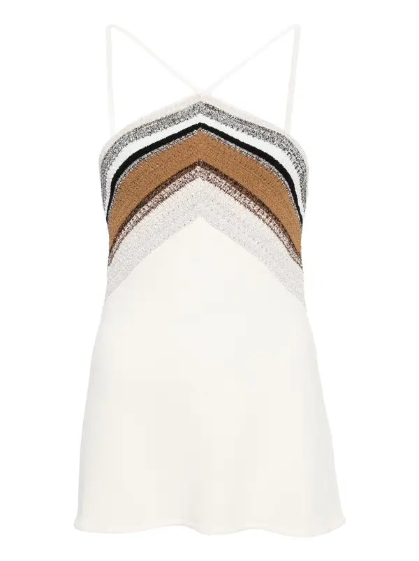 Proenza Schouler Bella Halterneck Top - White