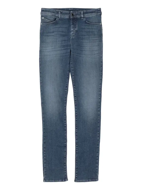 Emporio Armani High-waist Skinny-fit Jeans - Blue