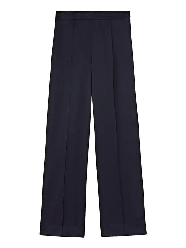 JIL SANDER High-waisted Wide-leg Trousers - Blue