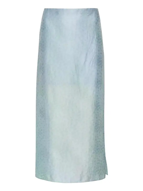 Rodebjer Graziela Embroidered Skirt - Blue