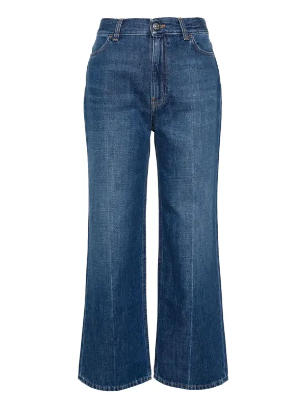 Rodebjer Straight-leg Cropped Jeans - Blue