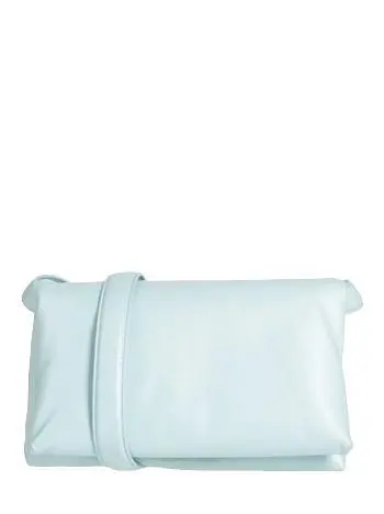 Marni Cross-body Bag In Cow Leather And Brass - Blue