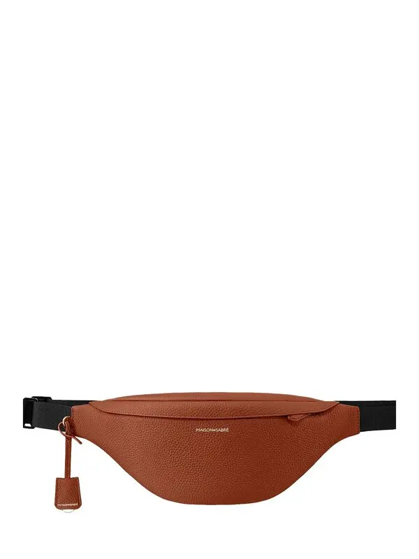 MAISON DE SABRE Leather Sling Bag - Pecan Brown