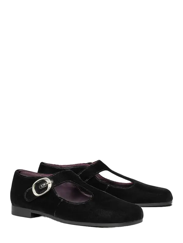 Tory Burch Violet T-strap Mary Janes - Perfect Black