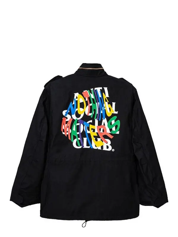 ANTI SOCIAL SOCIAL CLUB X Alpha M65 Field Coat - Black