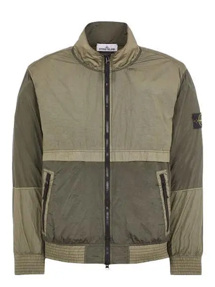Stone Island Regenerated Nylon Blouson - Musk Green