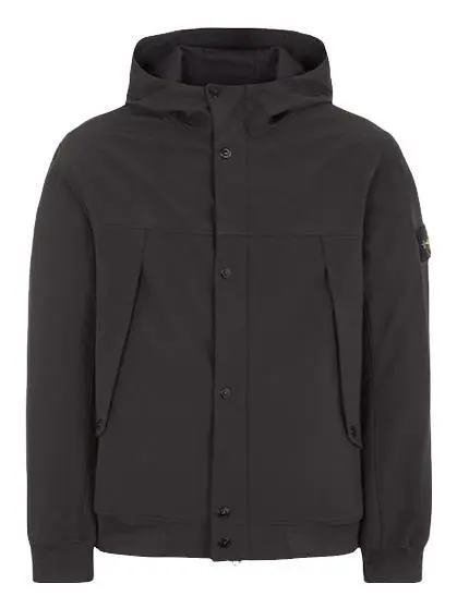 Stone Island Soft Shell Jacket - Black