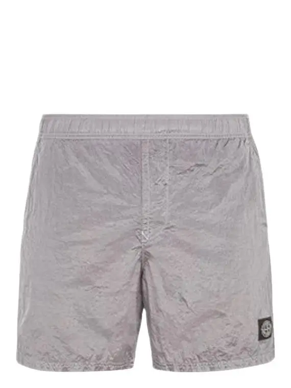 Stone Island Regular Fit Nylon Swim Trunks - Dust