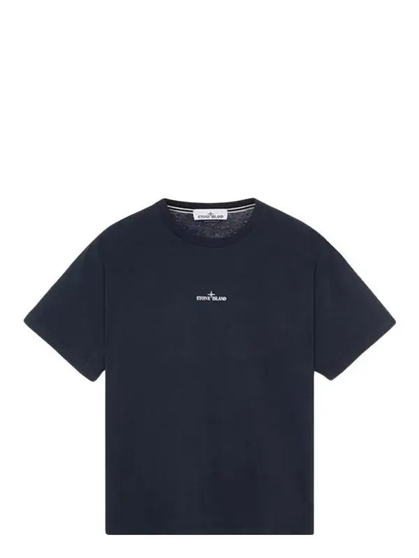 Stone Island Short Sleeve 'scratched Paint One' T-shirt - Dark Blue