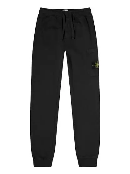 Stone Island Garment Dyed Pocket Sweatpants - Black