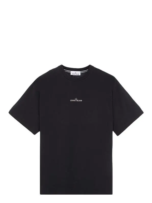 Stone Island Short Sleeve 'camo One' T-shirt - Black