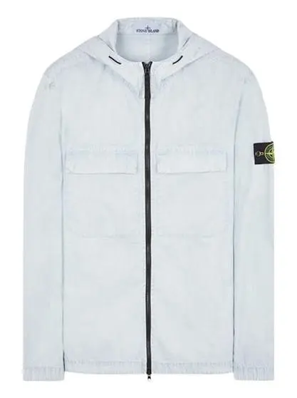 Stone Island Regular Fit Overshirt - Sky Blue