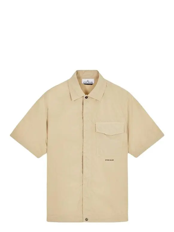 Stone Island Short Sleeve Overshirt - Sand
