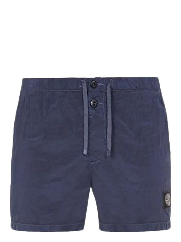 Stone Island Slim Fit Metal Nylon Swim Trunks - Navy Blue