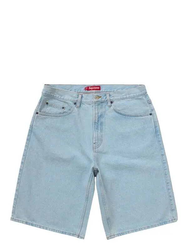 Supreme Baggy Denim Short - Washed Indigo