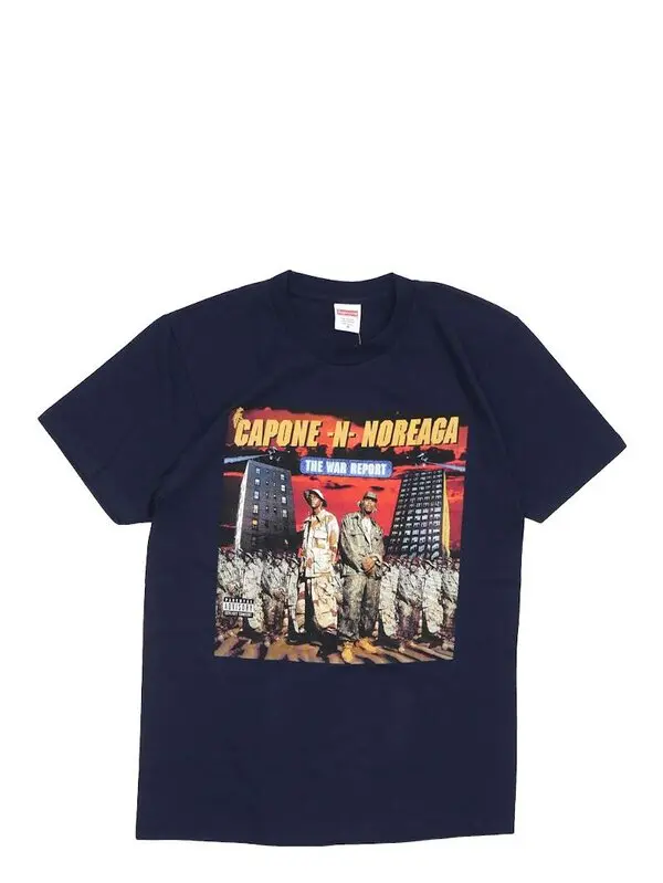 Supreme The War Report Tee Shirt - Navy Blue
