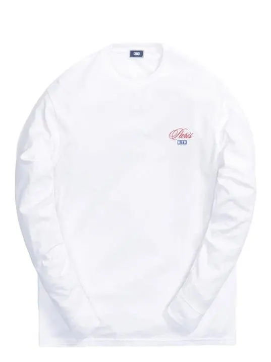 Kith Paris Opening Long Sleeve Tee Shirt - White