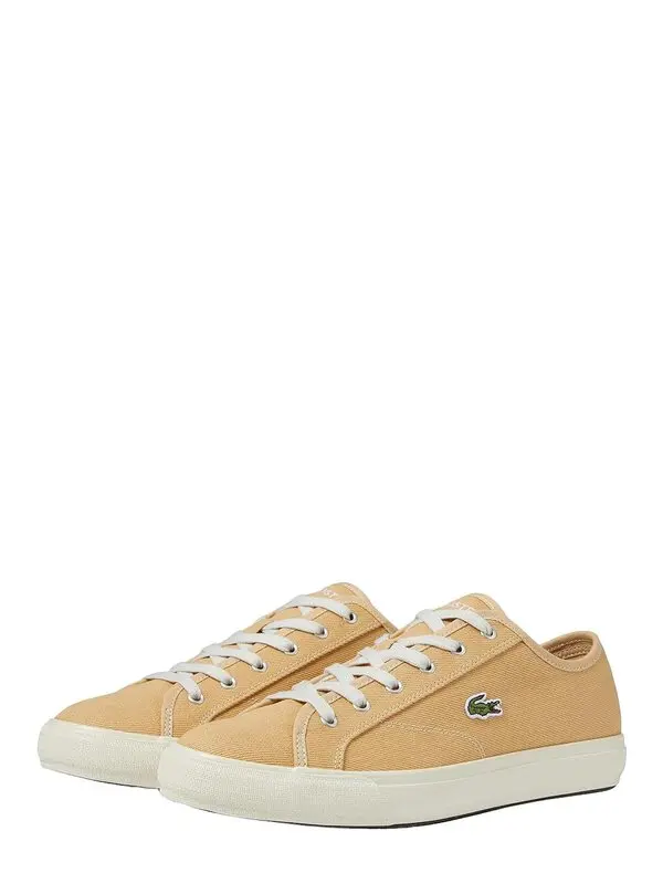 Lacoste Backcourt Lace-up Canvas Sneakers - Brown