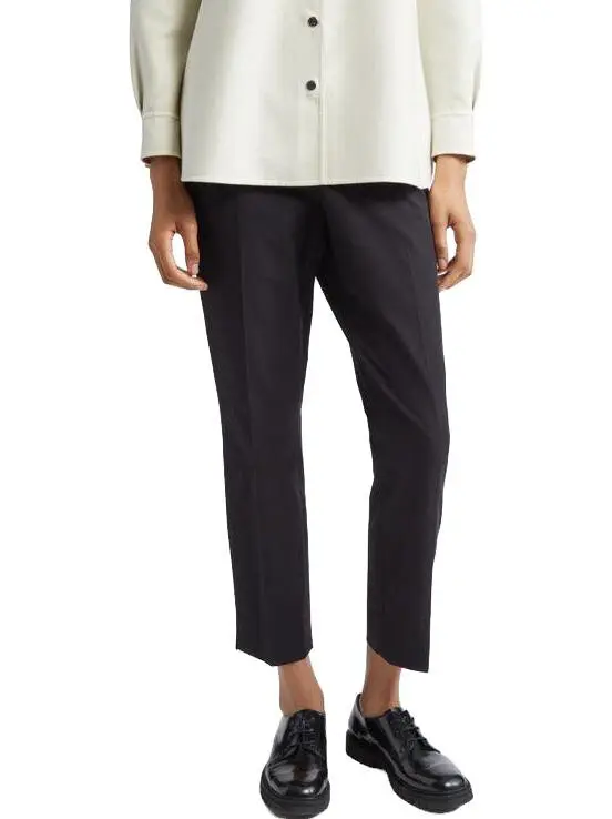 Lafayette 148 New York Stanton Slim Leg Ankle Pants - Black